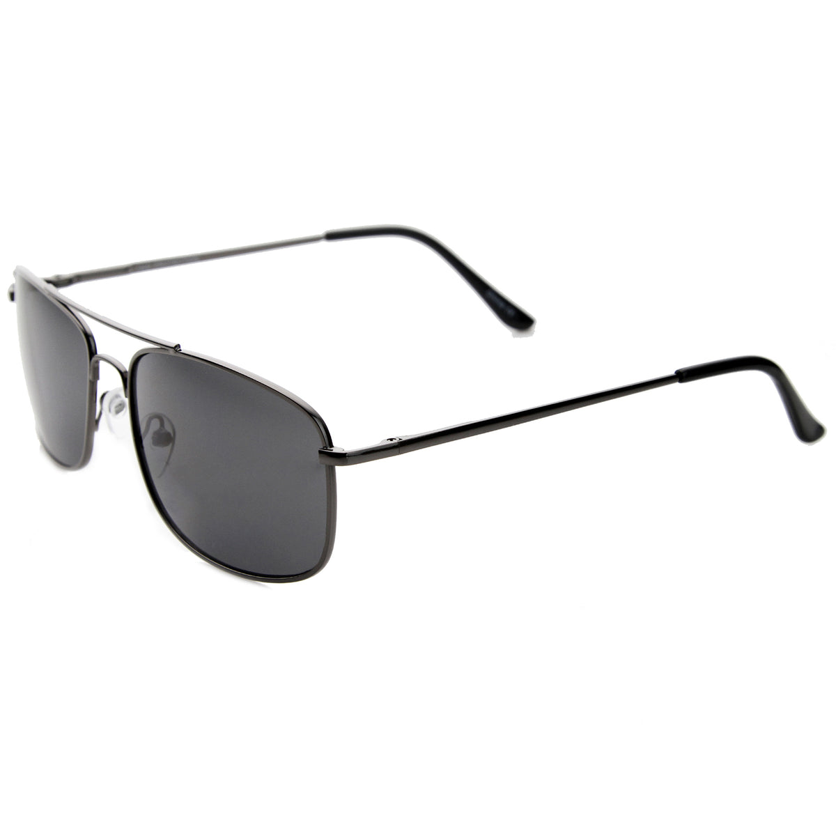 Mens Metal Aviator Sunglasses With Uv400 Protected Composite Lens