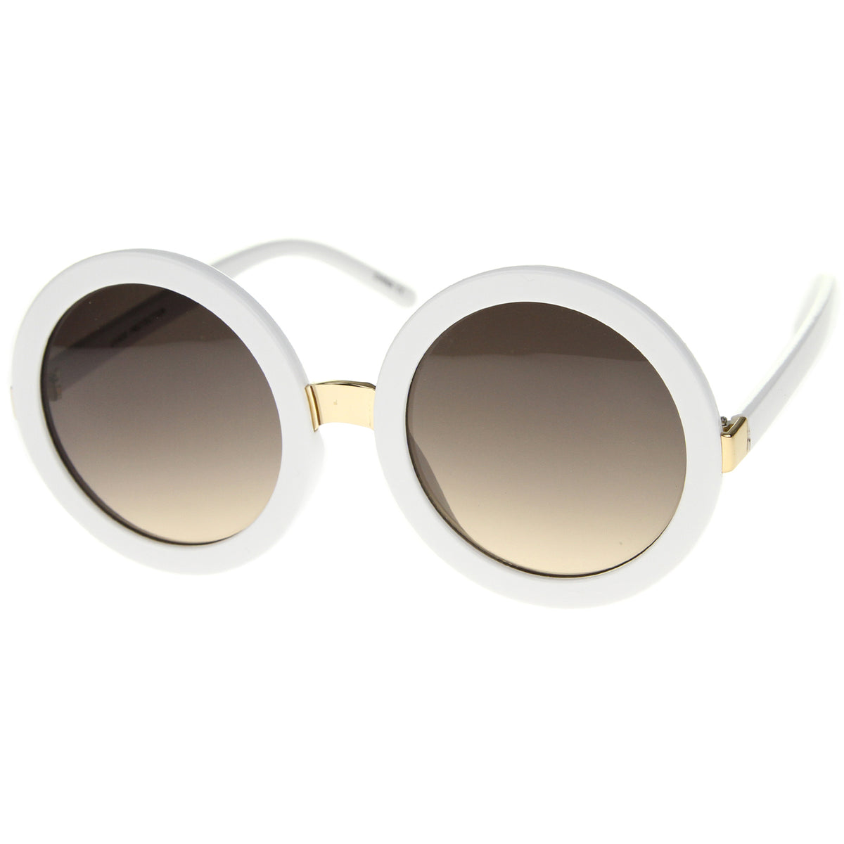 Womens Retro Bold Oversized Jackie O Round Sunglasses 56mm Sunglass La