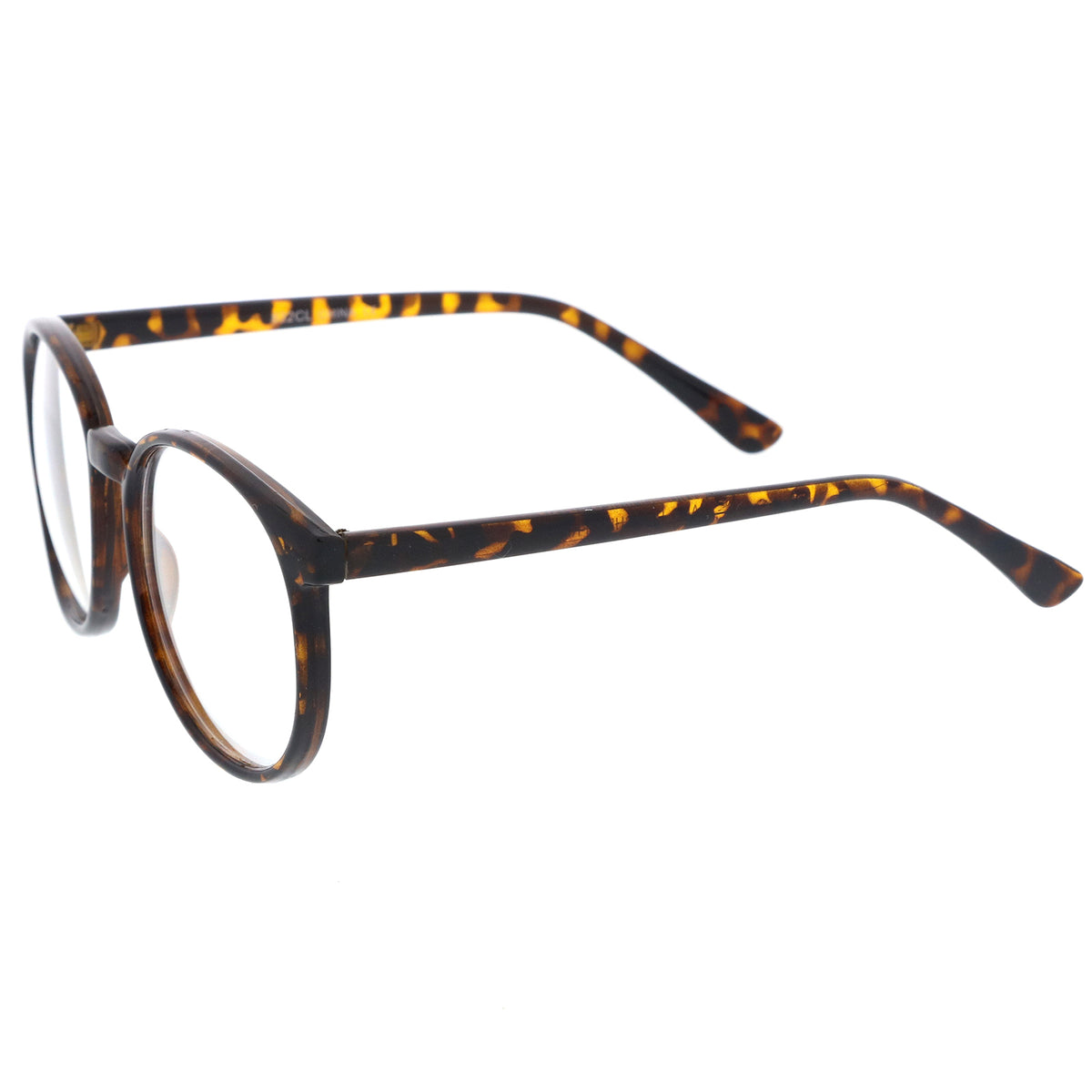 Classic P3 Horn Rimmed Clear Lens Round Eyeglasses 53mm – sunglass.la